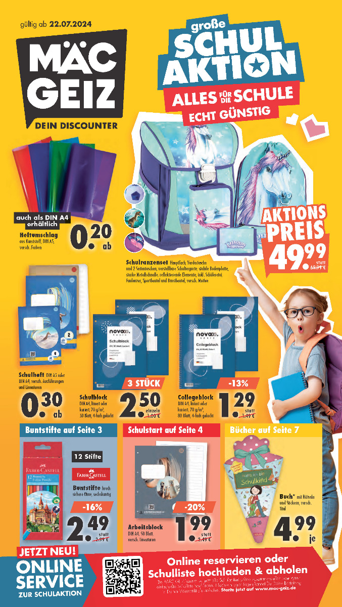 Unser Prospekt » aktuell & für nächste Woche | MÄC-GEIZ